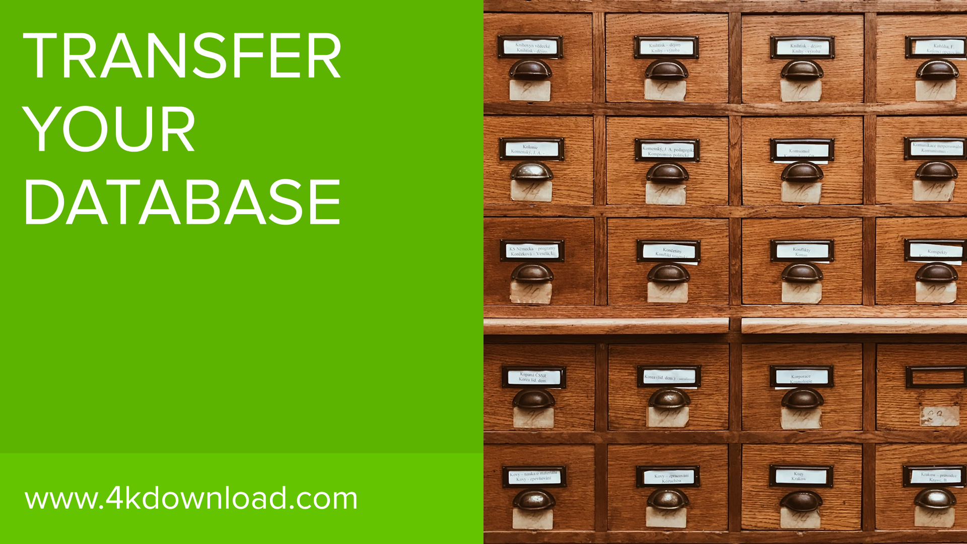 How to Move Data from 4K Video Downloader | 4K Download