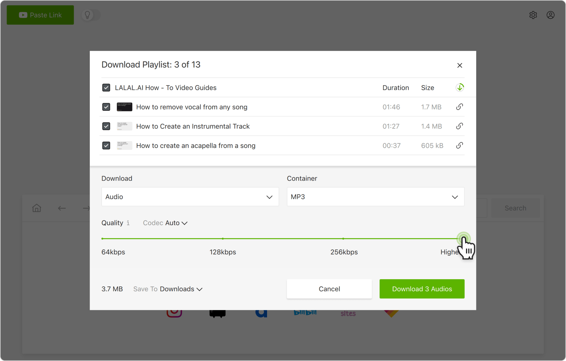How to Download a YouTube Playlist in MP3, M4A and OGG | 4K Download
