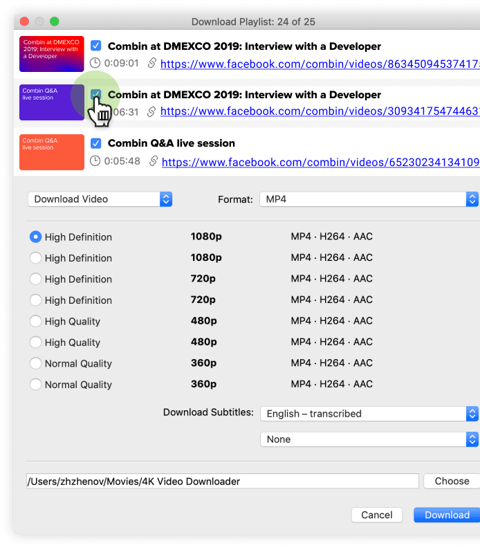 Facebook Video Downloader — Save Facebook Videos in HD Quality